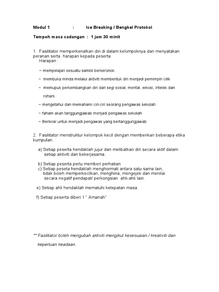 Modul LDK Aktiviti | PDF