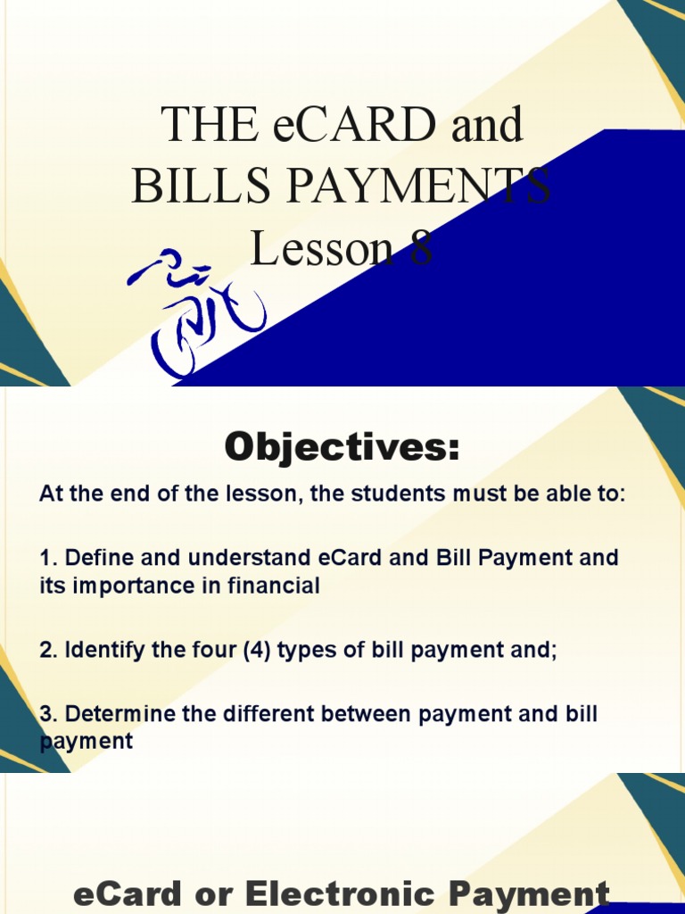 Understanding eCard and Bill Payments | PDF | Payments | Invoice