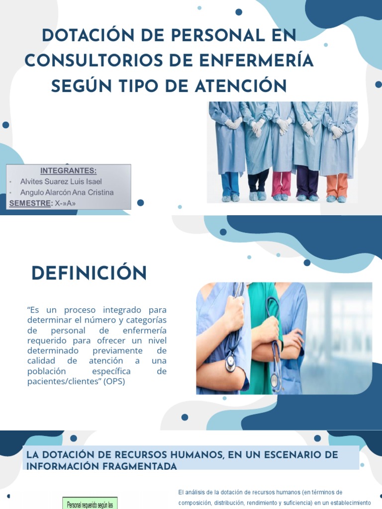 DOTACIÓN DE ENFERMERIA | PDF | Enfermería | Gestión de recursos humanos