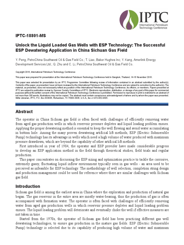 Peng 2016 | PDF | Pump | Petroleum Reservoir