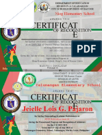 CEES Project WATCH Certificate Template | PDF