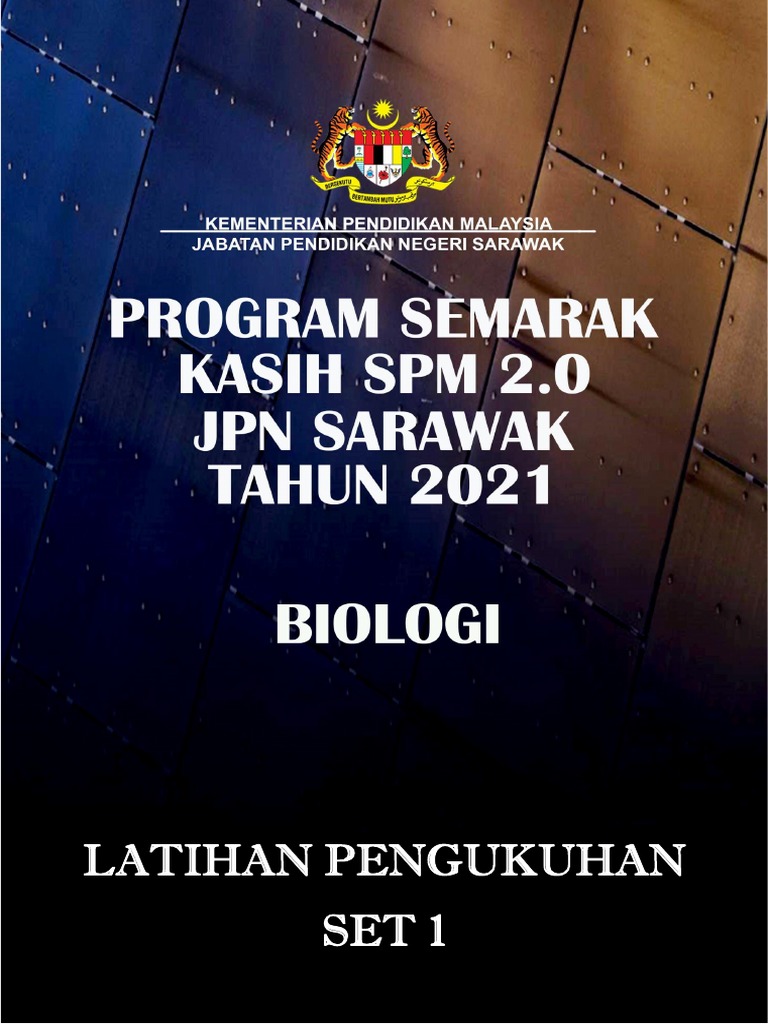 2021 SPM - Modul - Sarawak Biology Latihan Topikal Set 1 | PDF