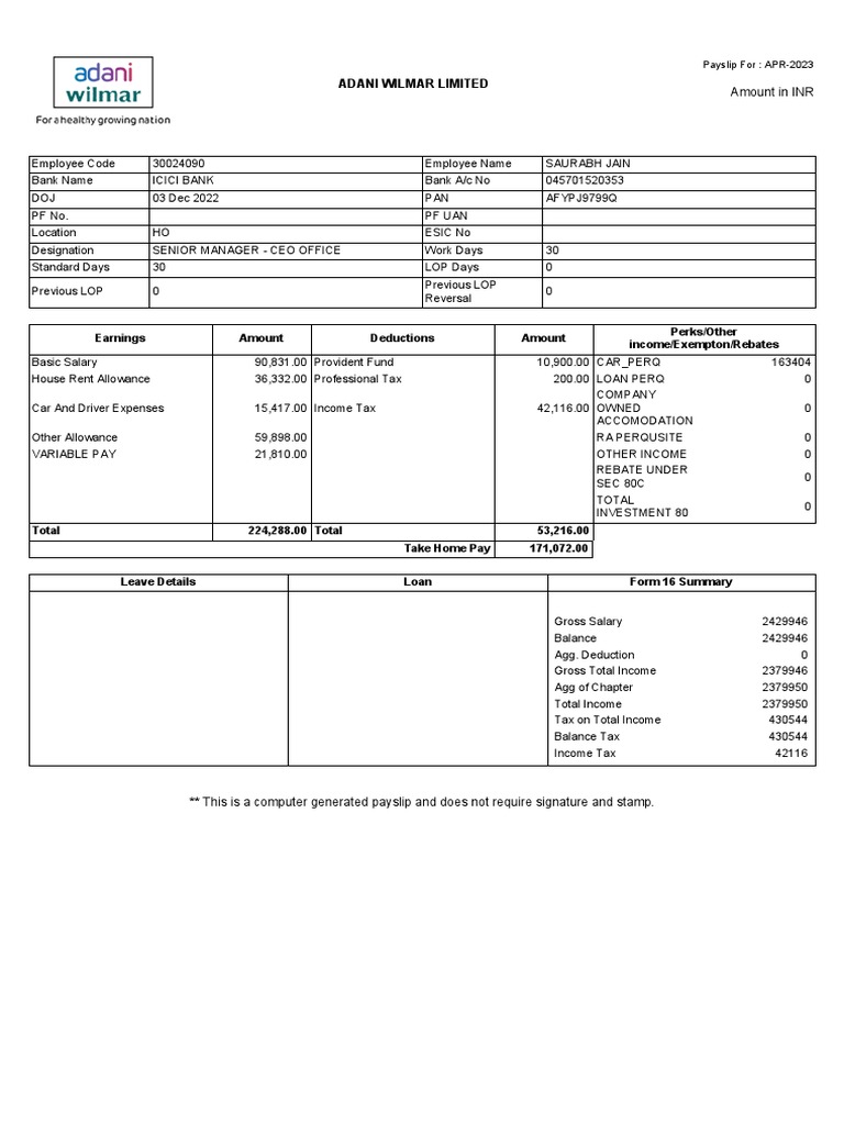 Apr 2023 | PDF | Tax Refund | Employee Benefits