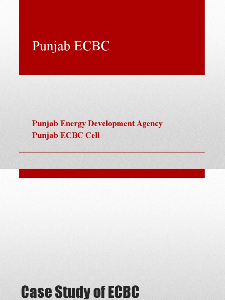 Punjab ECBC Compliance Case Study | PDF