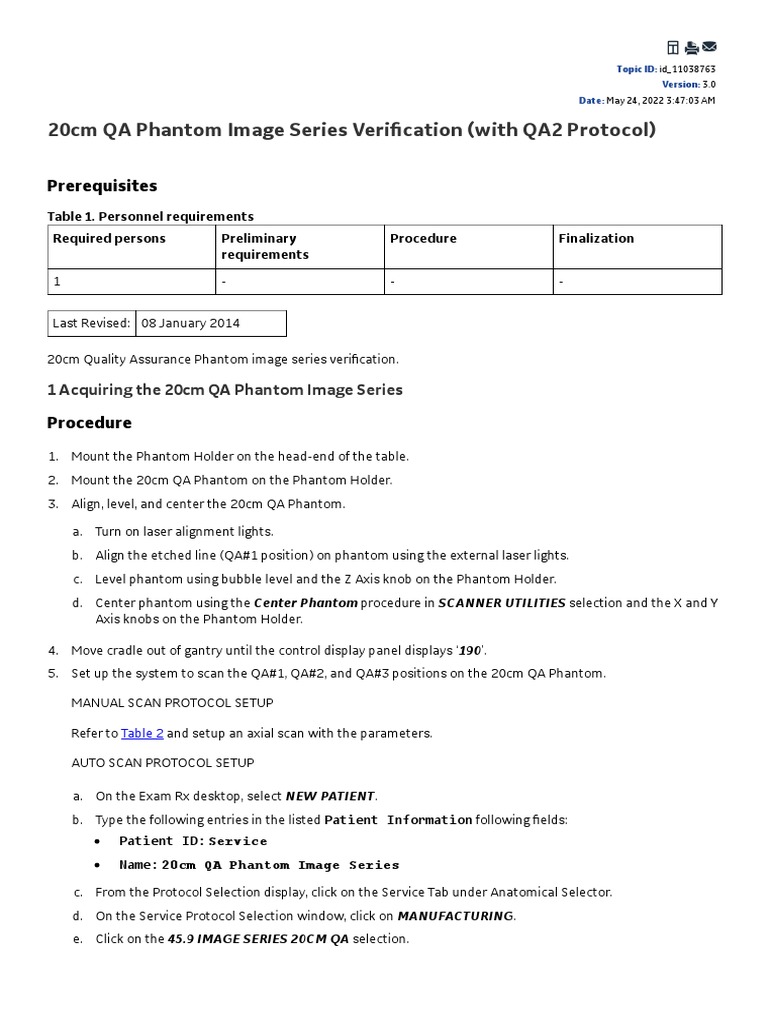 Qa Phantom Check | PDF | Ct Scan | Image Resolution