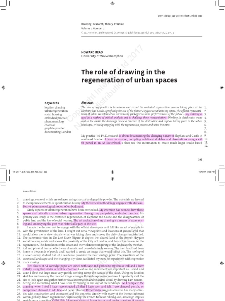 The Role of Drawing | PDF | Drawing