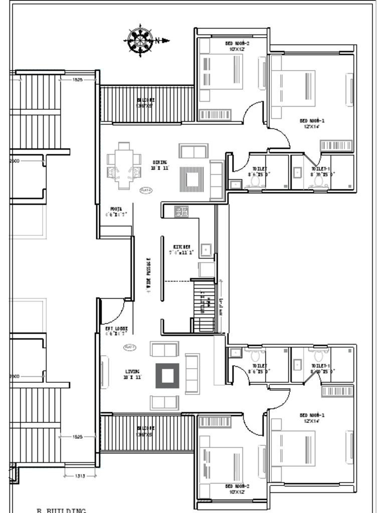 Apartment Layout and Dimensions Guide | PDF