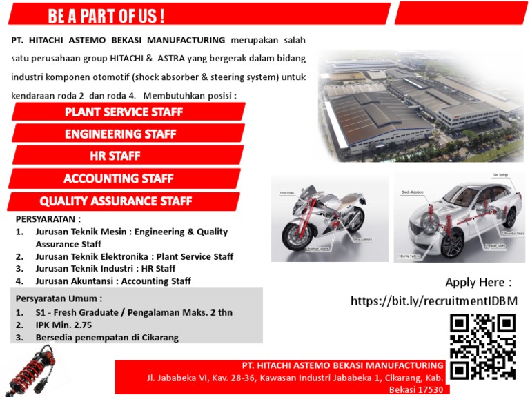 PT - Hitachi Astemo Bekasi MFG (Formely PT - Showa IND) | PDF