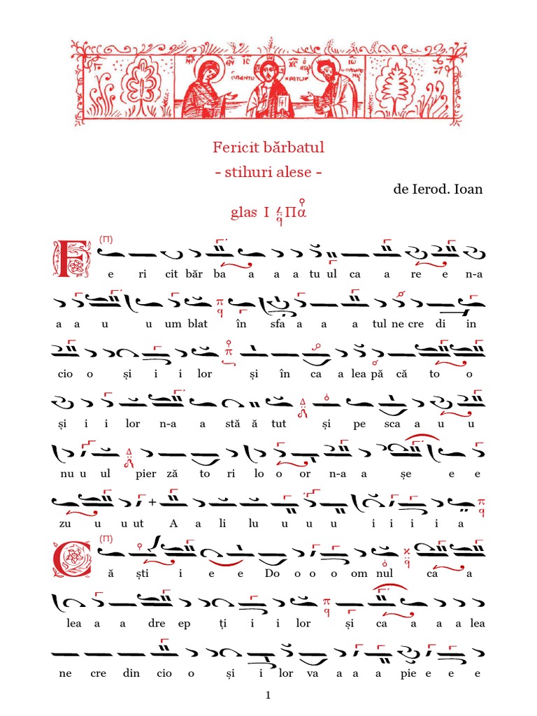 Fericit Barbatul Glas I de Ierod. Ioan Florian Vois 1 | PDF
