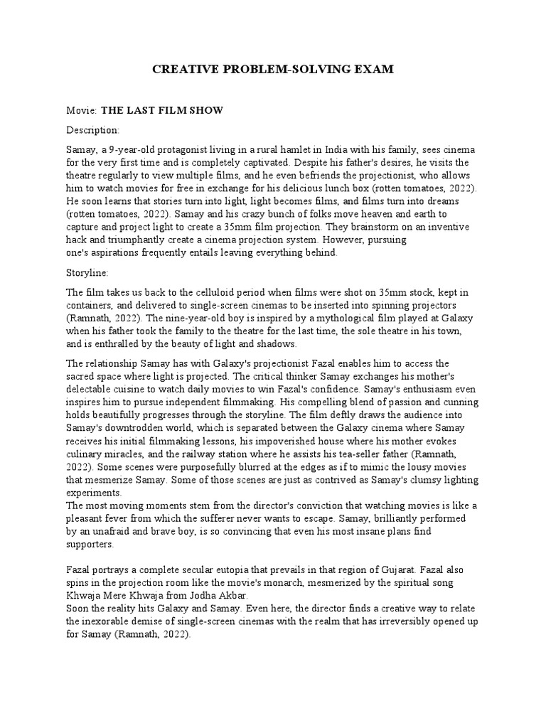 Creative Problem Solving | PDF | Thought | Creativity Creative Problem Solving | PDF | Thought | Creativity