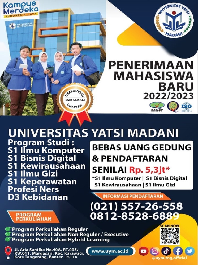 Brosur Universitas Yatsi Madani | PDF