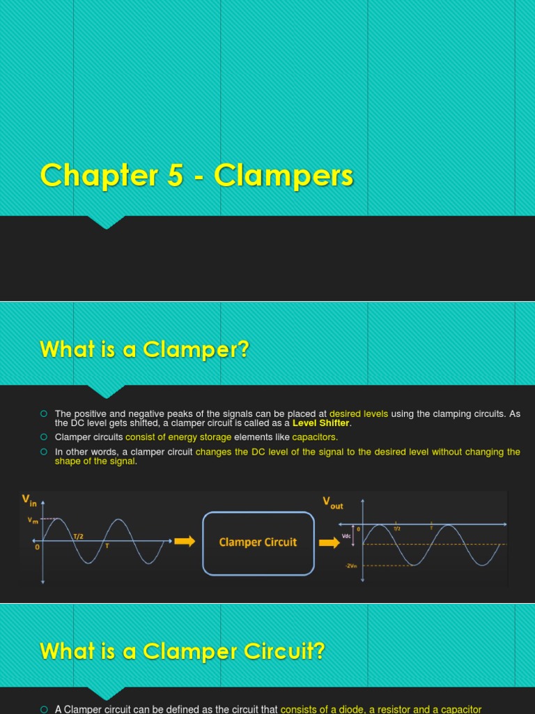 Chapter 5 - Clampers-1 | PDF