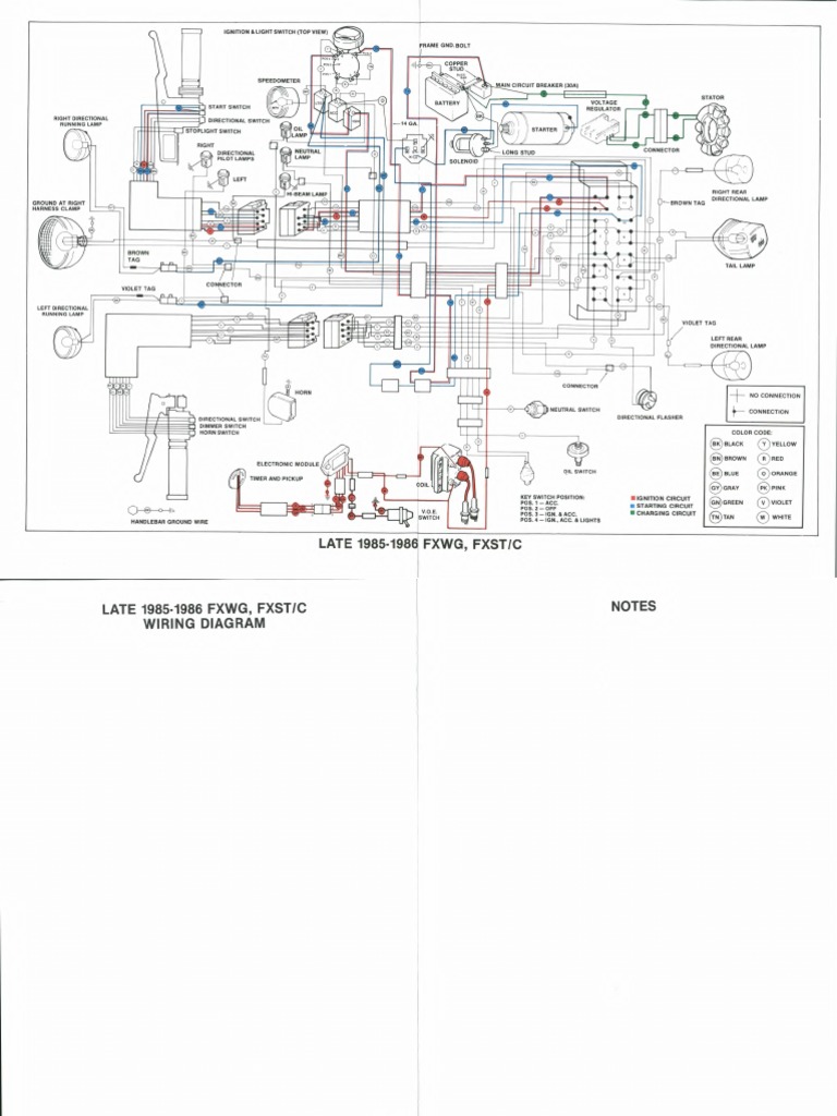99948-90 - en - V2 - Wiring Diagrams - 1986-1990 All Models - Harley ...