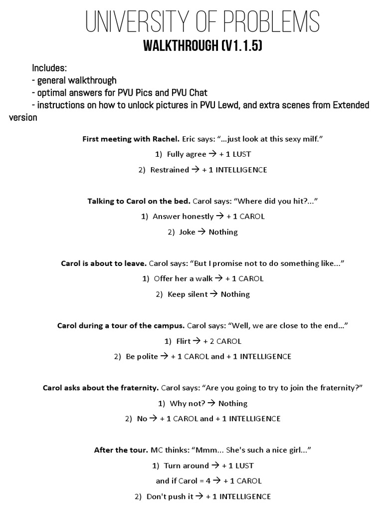 UoP Official Guide v1.1.5 | PDF