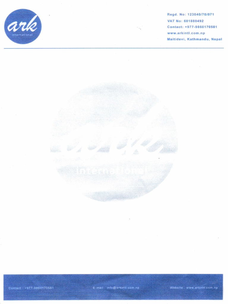 Letterhead ARK (1) | PDF