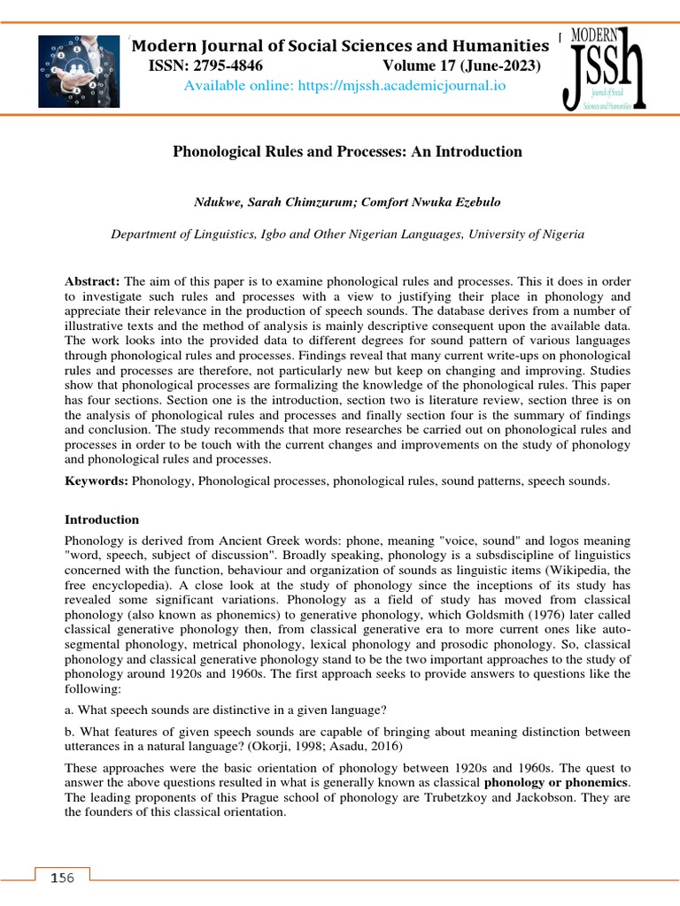 Phonological Rules and Processes: An Introduction | PDF | Phonology ...