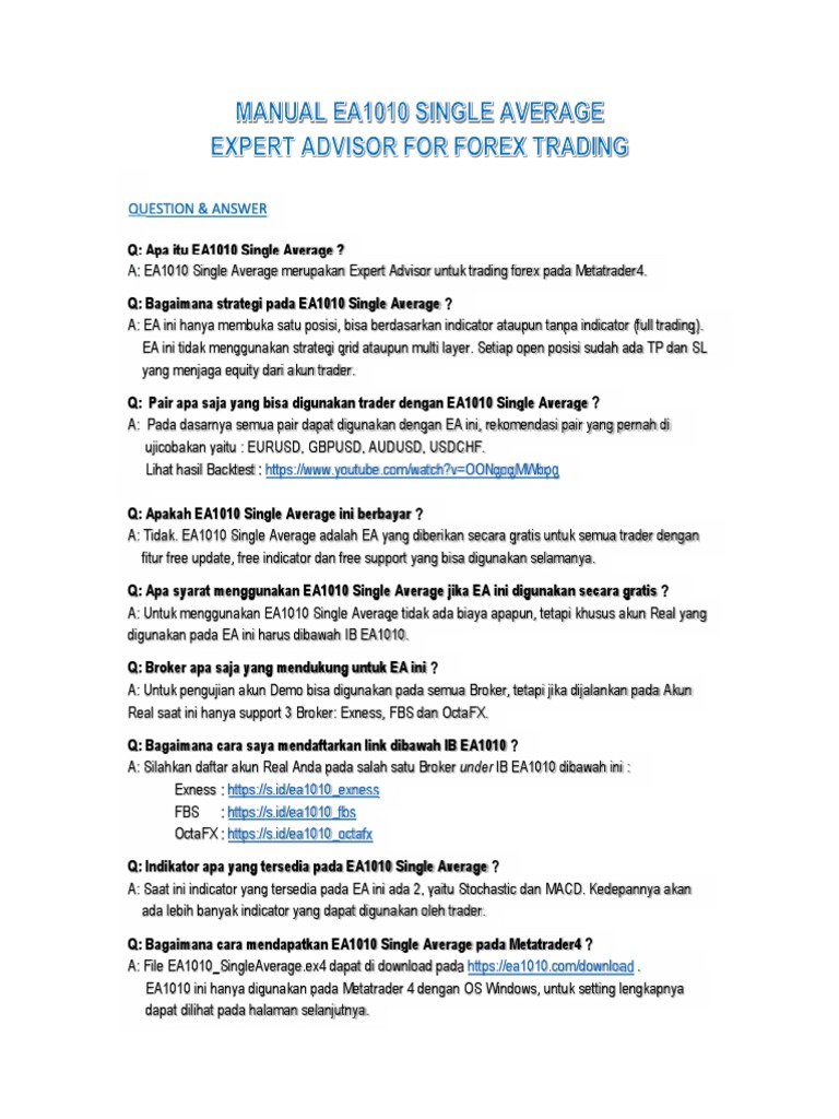 Manual Ea1010 Single Average | PDF