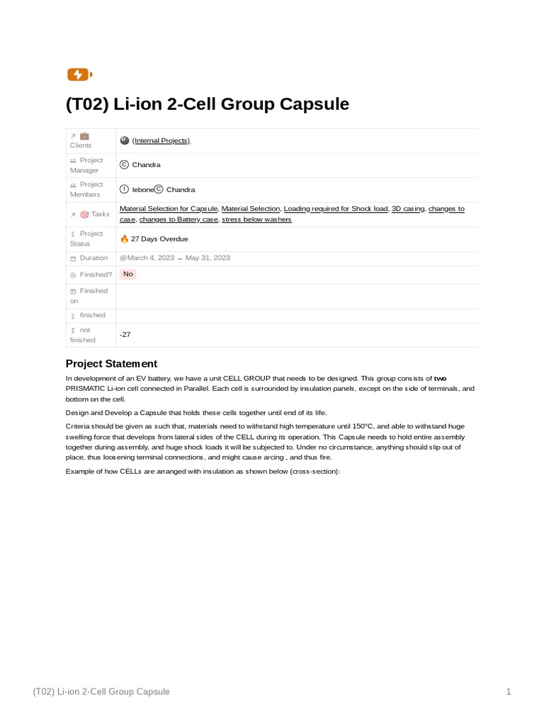 2-CELL Capsule | PDF | Lithium Ion Battery | Rechargeable Battery