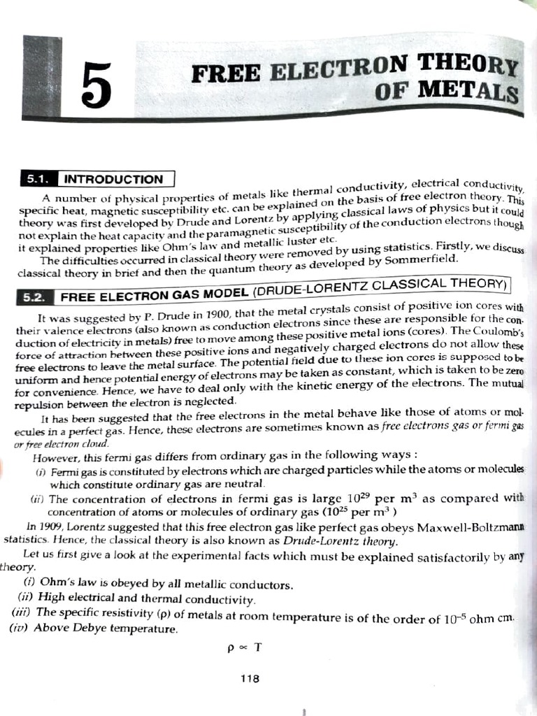 Electronic Properties of Materials | PDF | Electrical Resistivity And ...