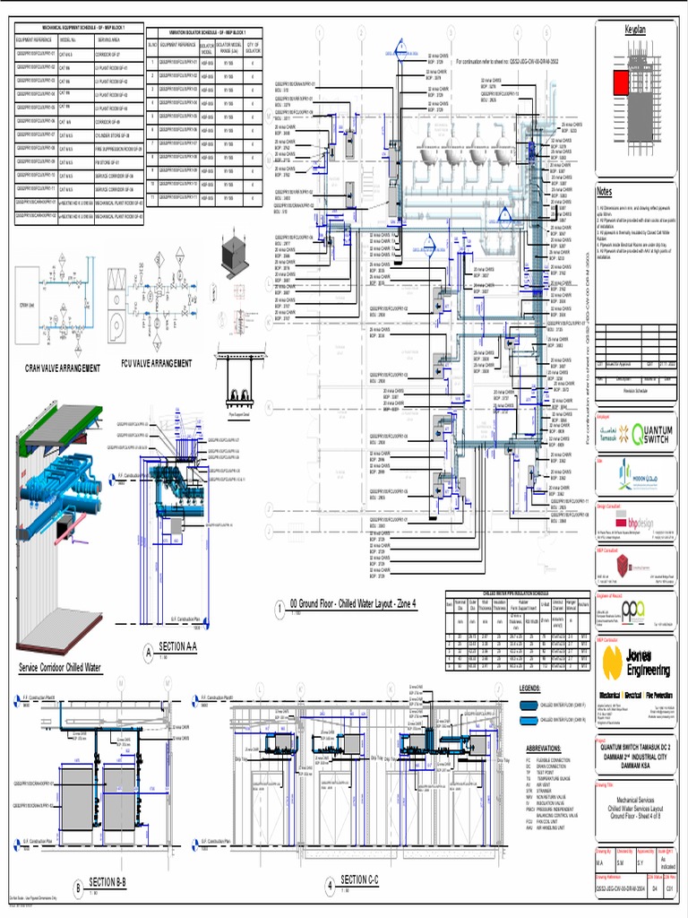 QSS2-JEG-CW-00-DR-M-3504-D4.C01 Ground Floor Chilled Water Services ...