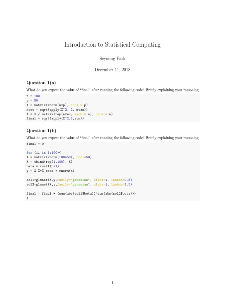 Practice Problems Note Pdf Coefficient Of Determination Errors And Residuals