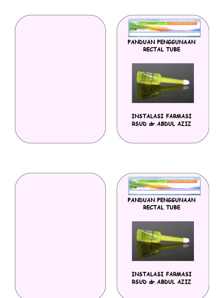 Rectal Tube | PDF