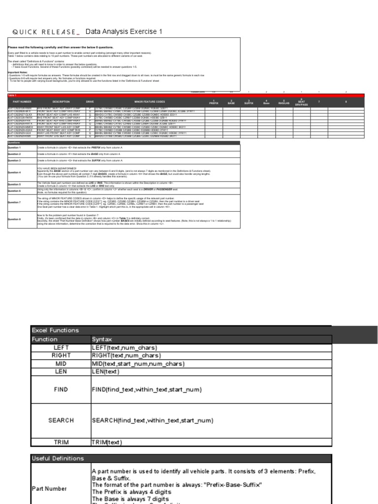 Data Analysis Exercise 1 v7 | PDF | String (Computer Science) | Computing Data Analysis Exercise 1 v7 | PDF | String (Computer Science) | Computing