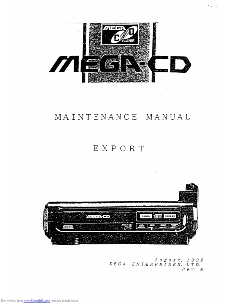 Megacd | PDF | Booting | Random Access Memory