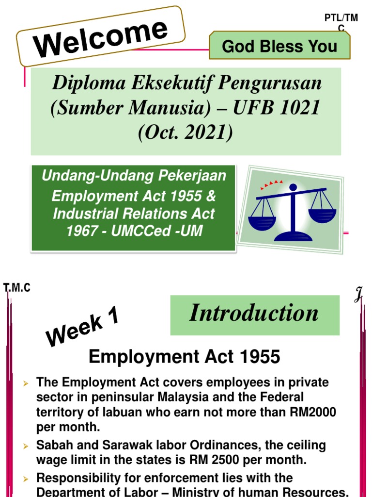 Emp. Act 1955 Ind Rel. Act 1967 - Ufb 2001 - Ufb 1021 | PDF | Employment | Sick Leave
