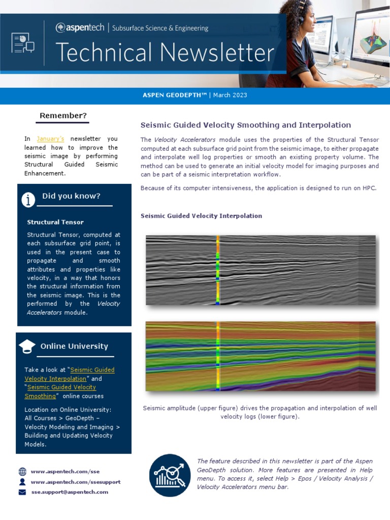 GeoDepth - 032023 | PDF | Reflection Seismology | Computing