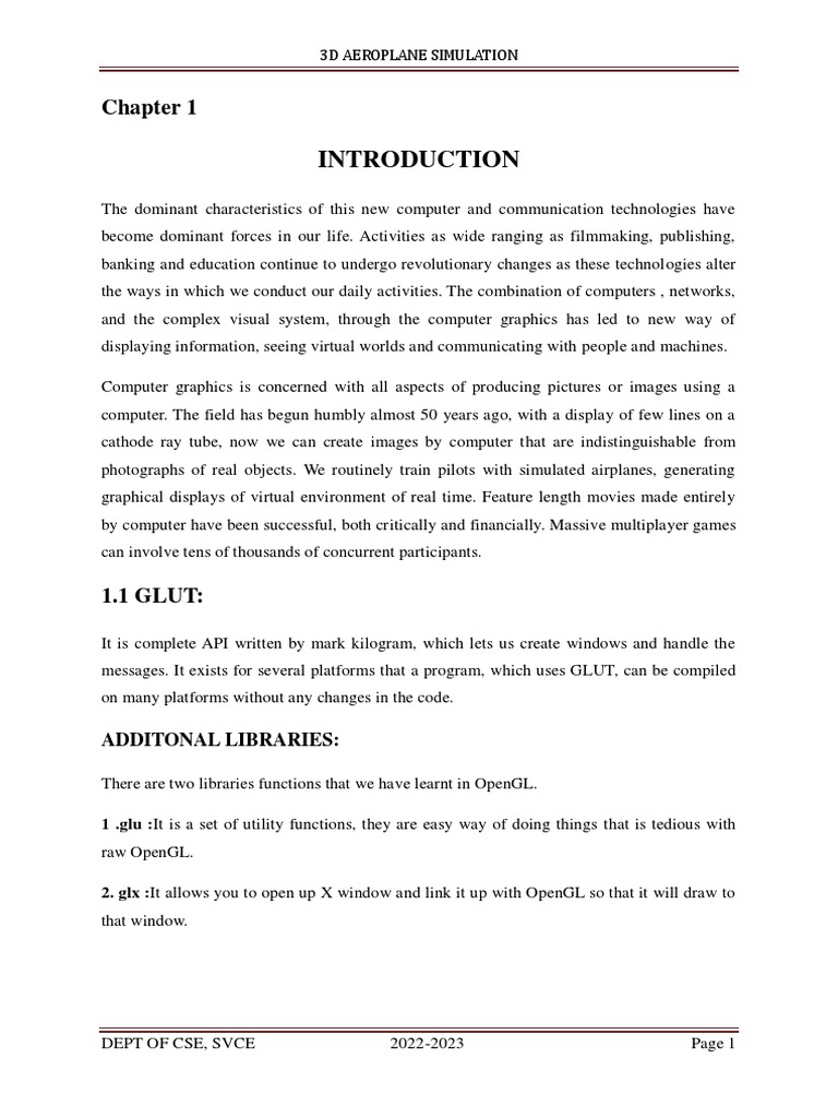 CG Report Sample | PDF | Computer Graphics | Medical Imaging