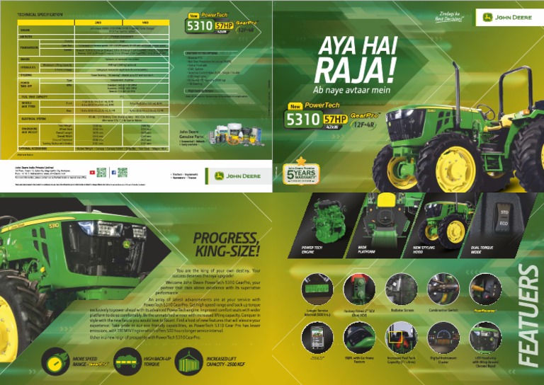 5310 4wd Power Tech Brochure English | PDF