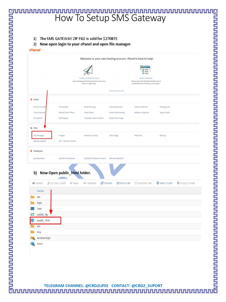 How To Setup Unlimited SMS Gateway | PDF | Information Technology ...