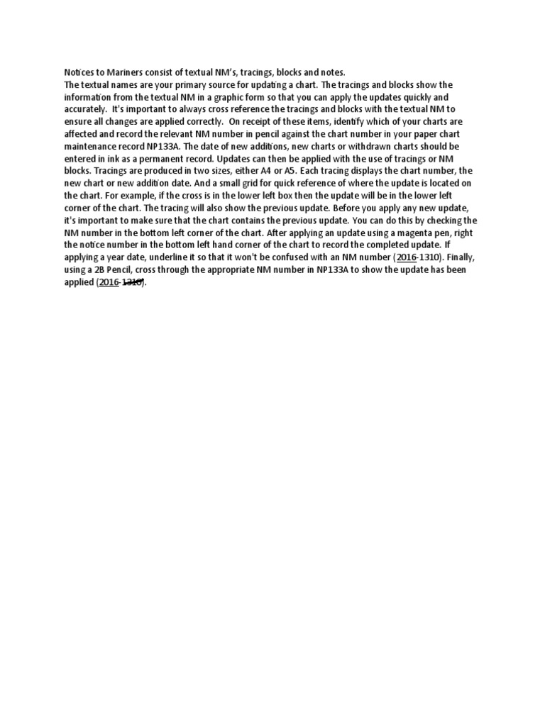 Chart Update Procedures and Records | PDF