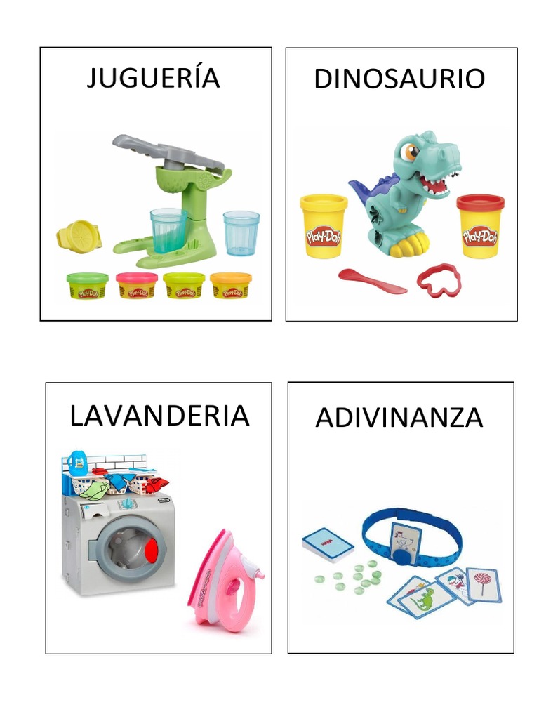 Agenda Visual Verbos y Juguetes | PDF