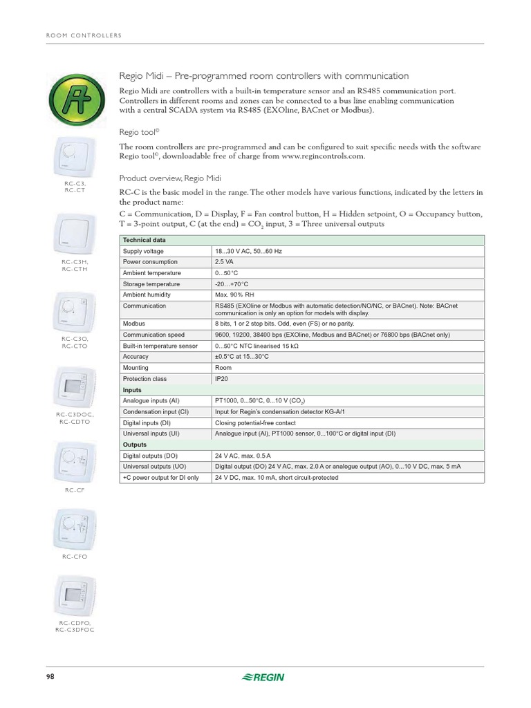 Regin Regio Midi Eng | PDF | Electrical Engineering | Computer Science