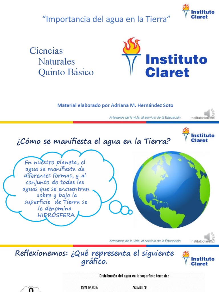 Manifestaciones del Agua en la Tierra | PDF