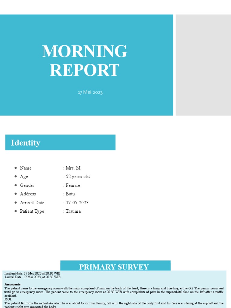 (Trauma) 26-04-23 Ny. S - CKR 456, Vulnus Laseratum | PDF | Anatomical ...