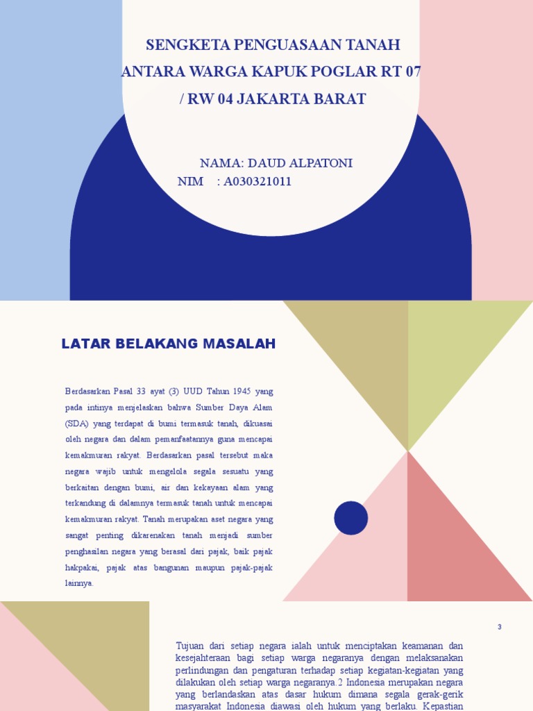 Sengketa Tanah Daud | PDF