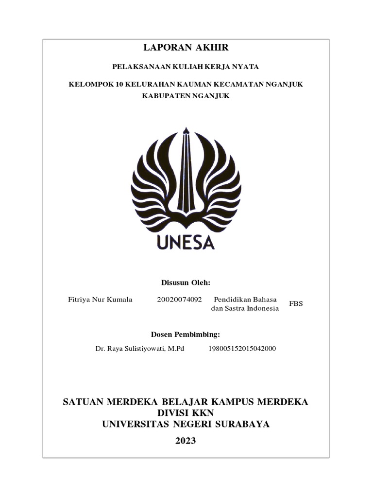 Laporan Akhir DPMK Pbsi | PDF | Seni