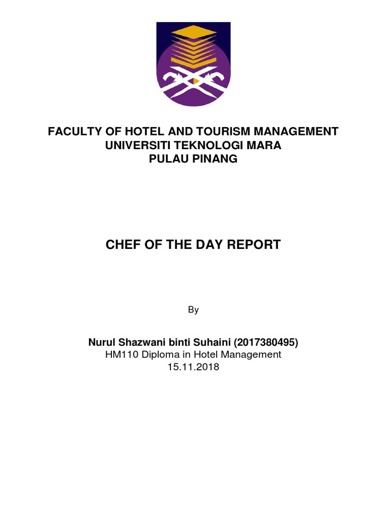 Report Cod Paling Terbaik PDF | PDF | Cooking | Chef