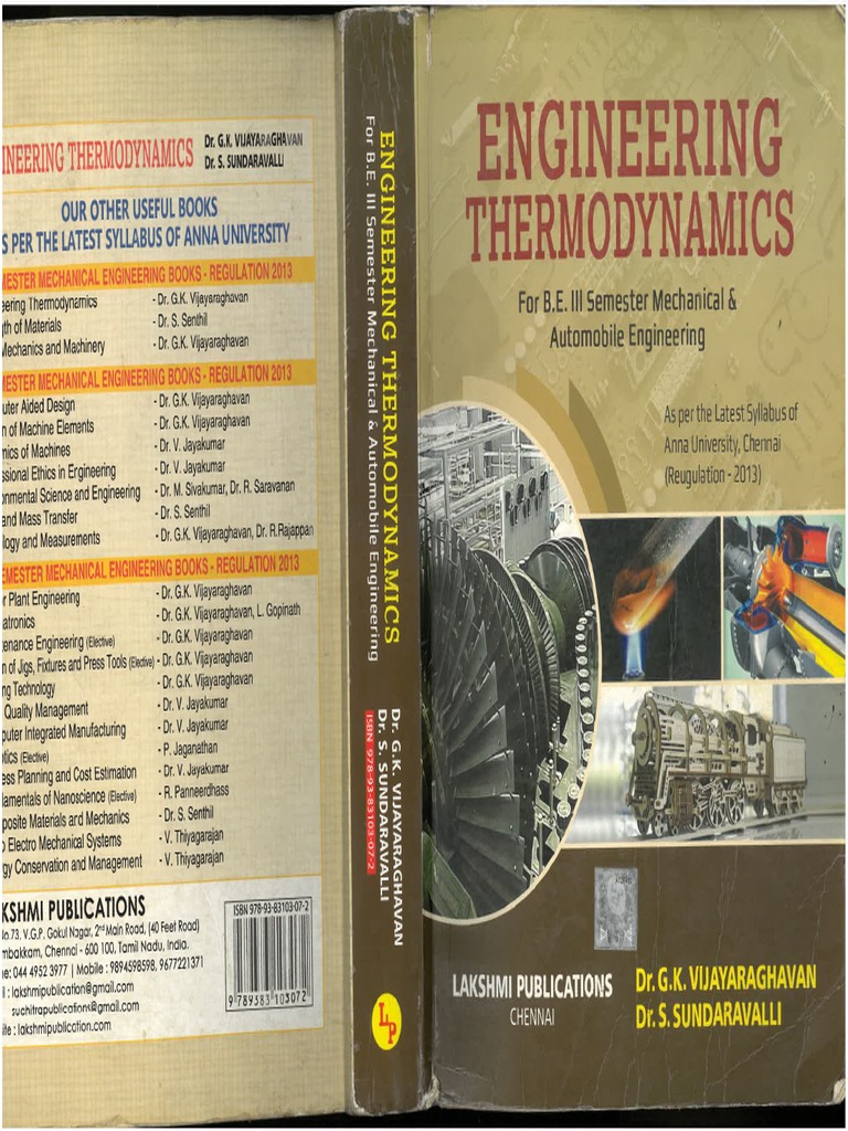 Engg Thermodynamics - Vijaragavan (Unit-1&2) | PDF Engg Thermodynamics - Vijaragavan (Unit-1&2) | PDF