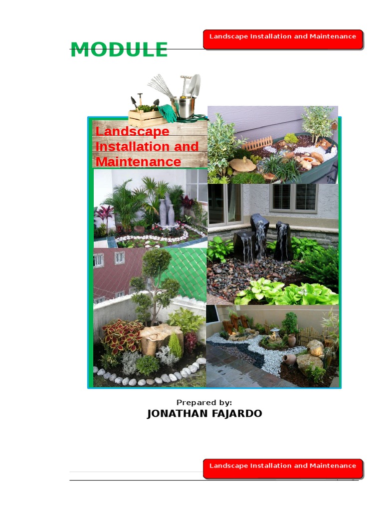 Module In Landscaping Edited2 Pdf Compost Vocational Education