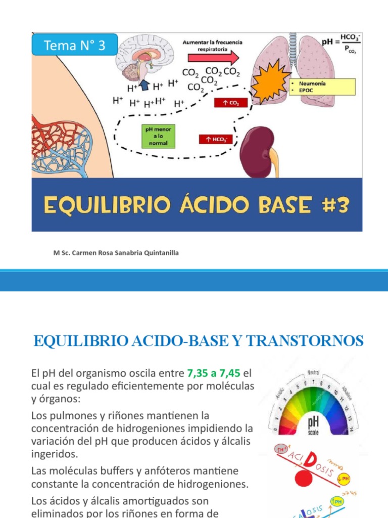 Tema 3. EQUILIBRIO ÁCIDO-BASE | PDF | Solución tampón | Ciencias fisicas