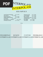Rumus Interpolasi: Pengertian dan Contoh | PDF