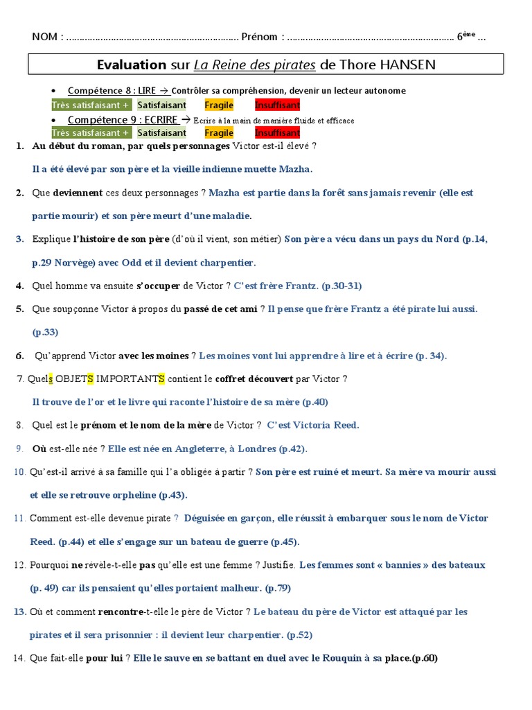 CORRECTION La Reine Des Pirates HANSEN | PDF | Échecs