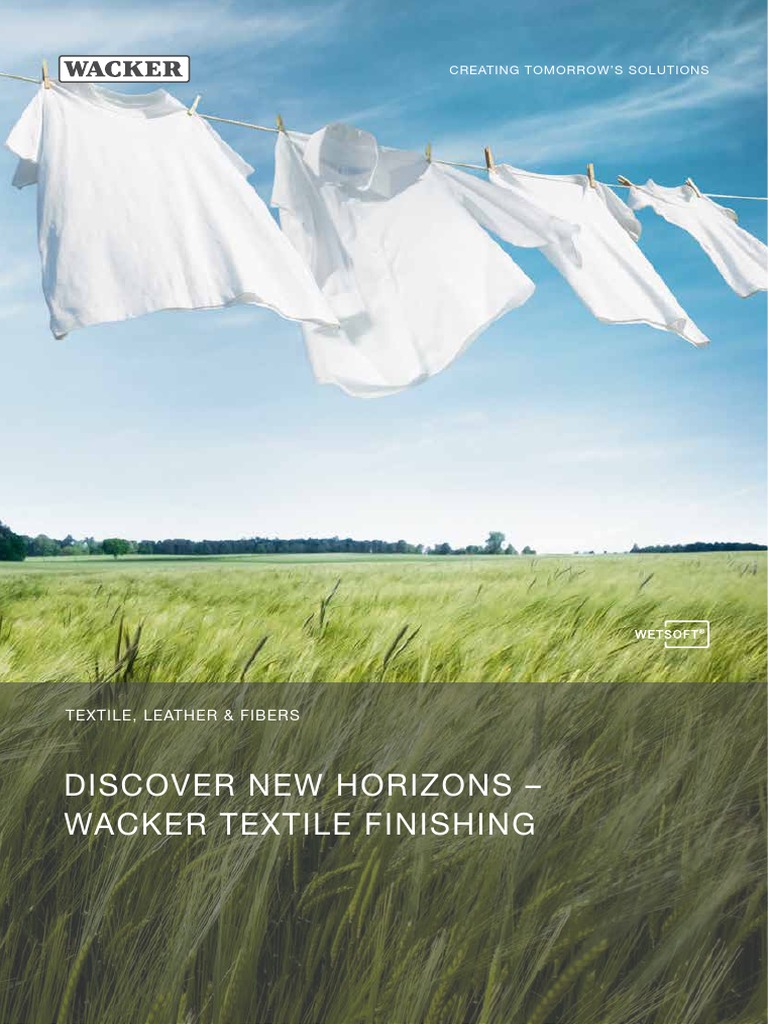 Waker Silicon Broucher | PDF | Textiles | Silicone