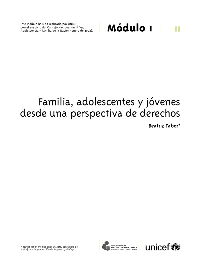 Proponer y Dialogar2 | PDF | Infancia | Familia