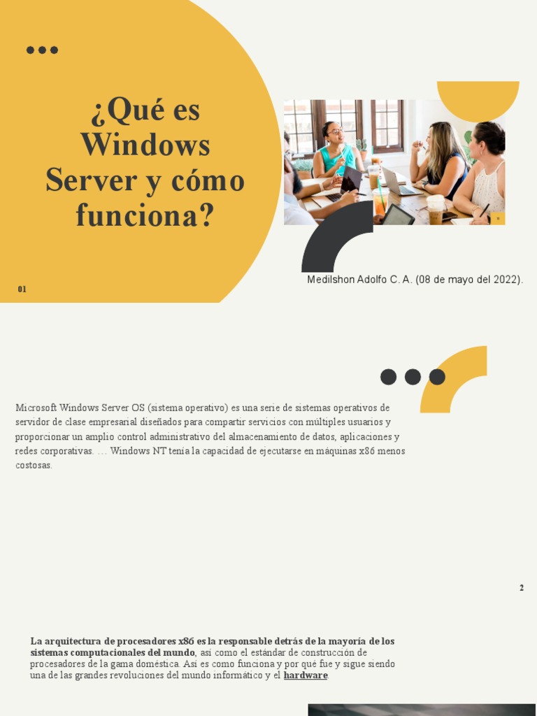 Windows Server | PDF | Microsoft Windows | Servidor (Computación)