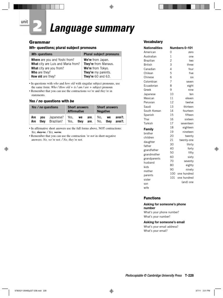 Language Summary Unit 2 | Download Free PDF | Linguistics | Language Families